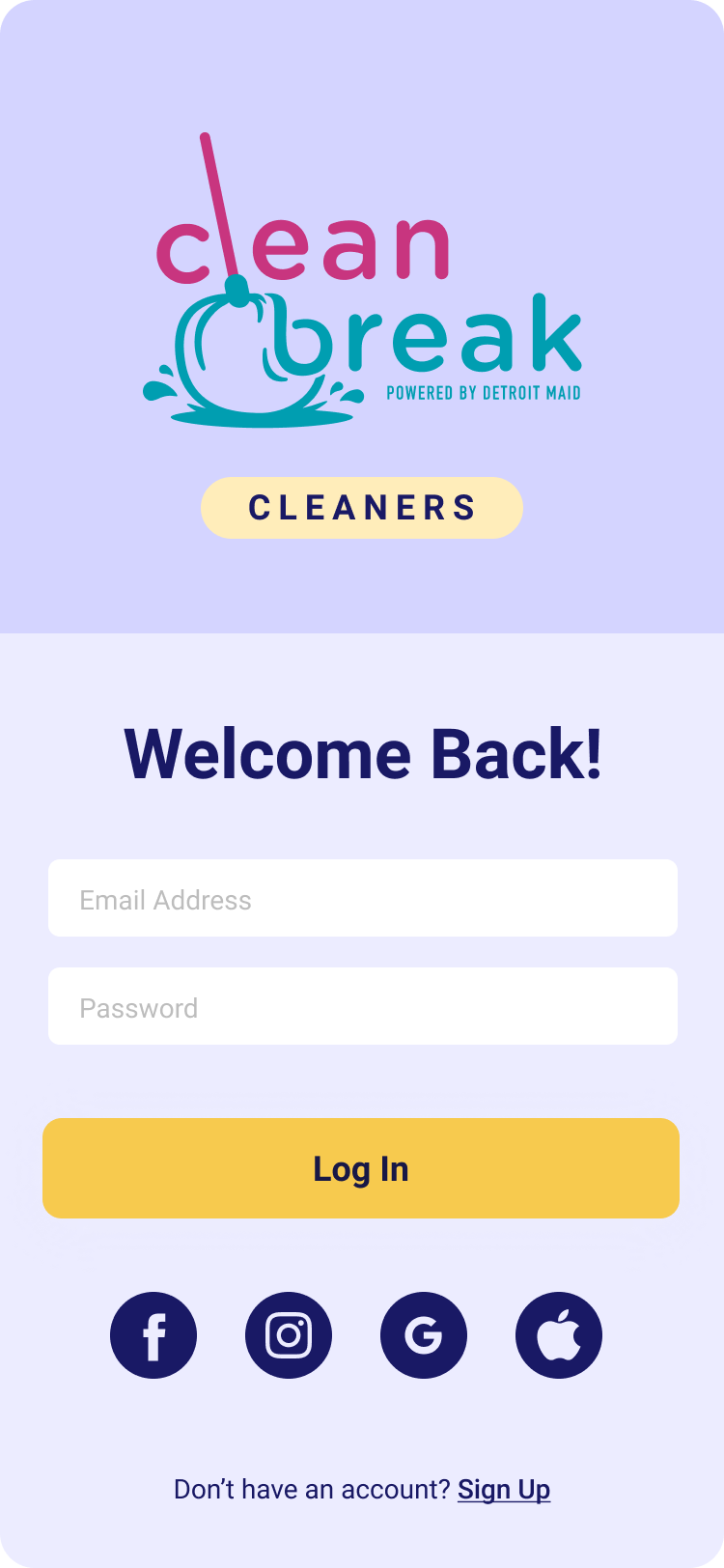 Clean Break - Mobile Design System - Serendip Technology